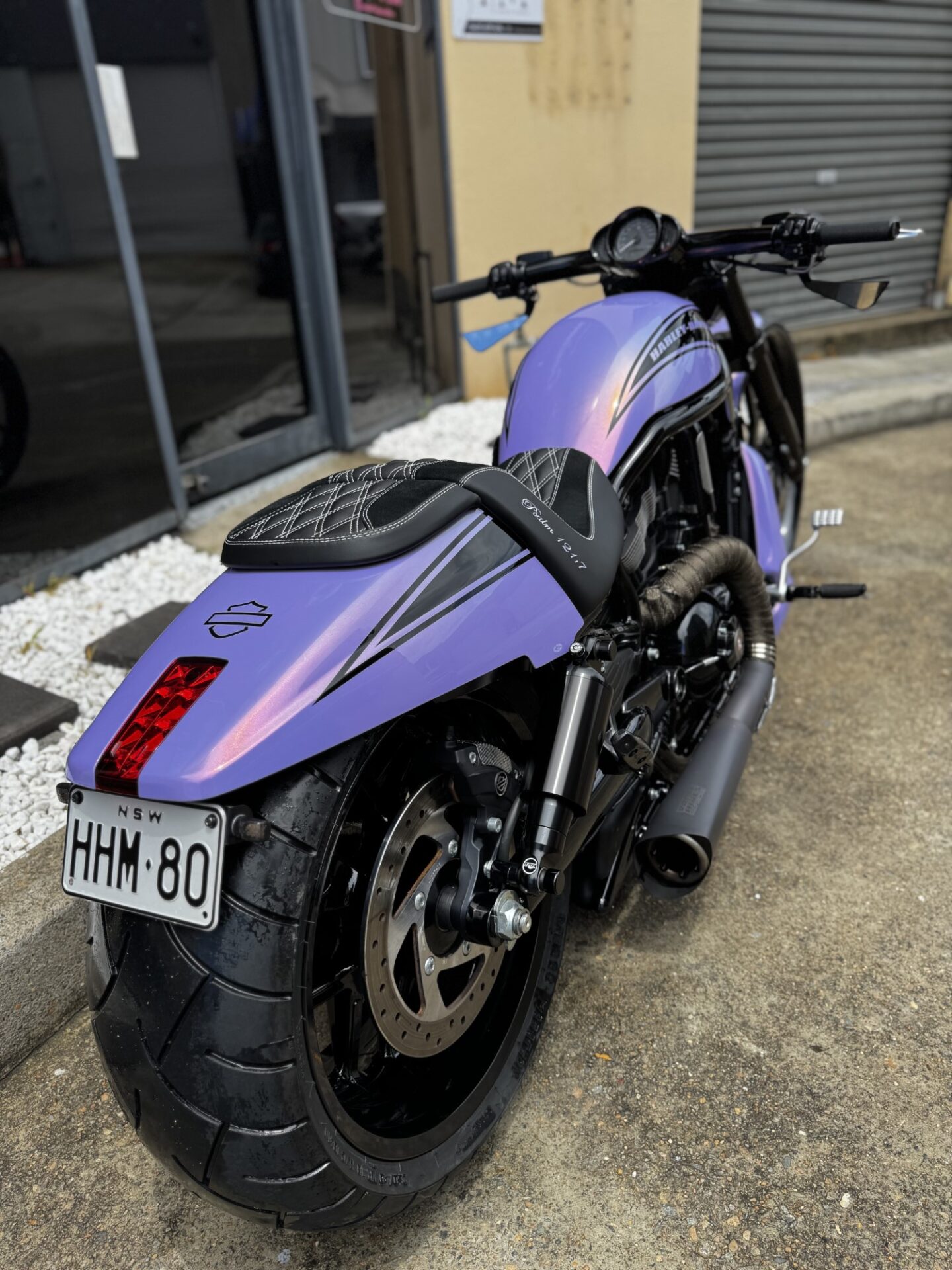 Burleigh Drag Bars for VROD - 8ballcustoms.com.au